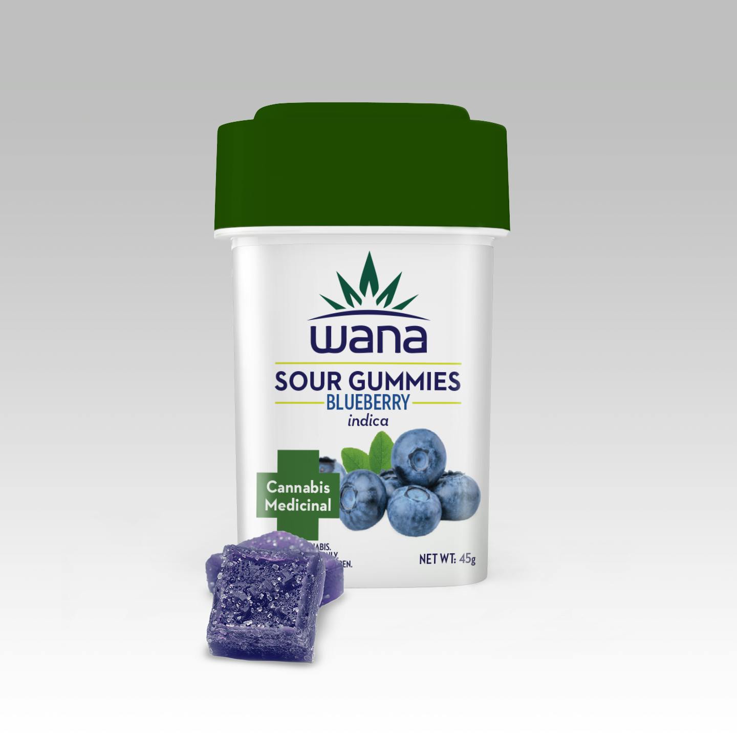 Blueberry - Indica [10 pack] - Wana Edibles