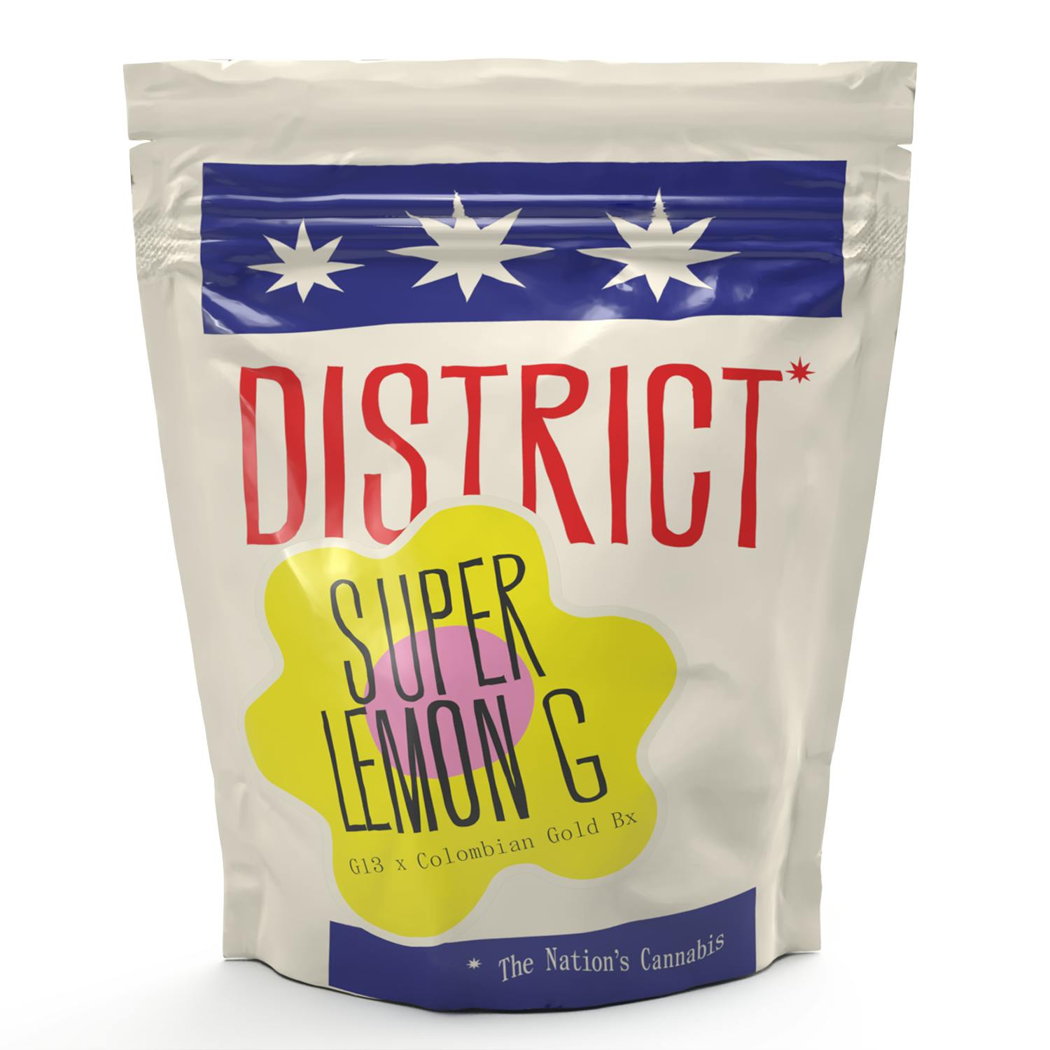 Super Lemon G Pre-Packaged Flower 14g - District Cannabis