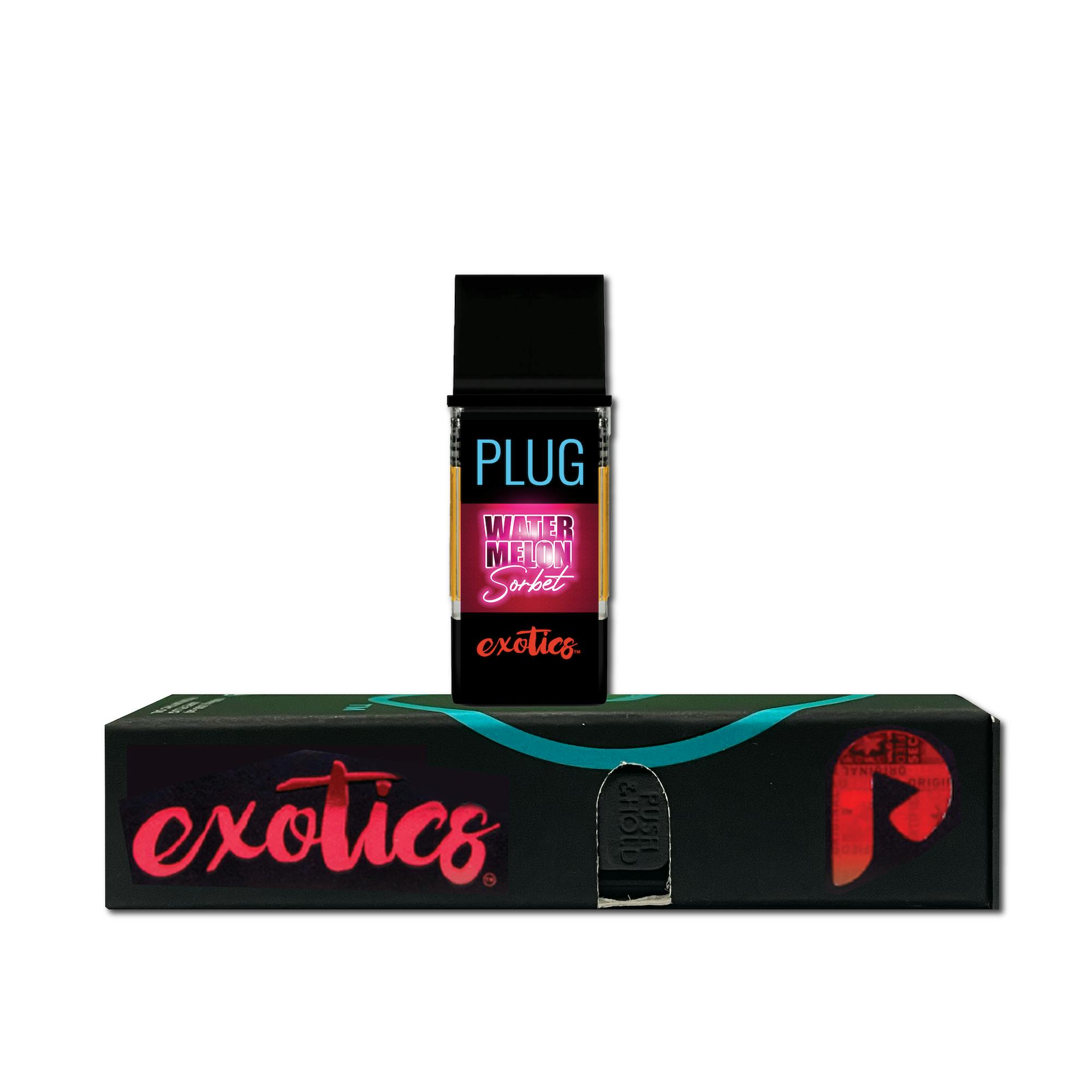 VAPE - 1g PLUG™ EXOTICS: Watermelon Sorbet - PLUGPLAY™ VAPE - 1g PLUG™ EXOTICS: Watermelon Sorbet - PLUGPLAY™
