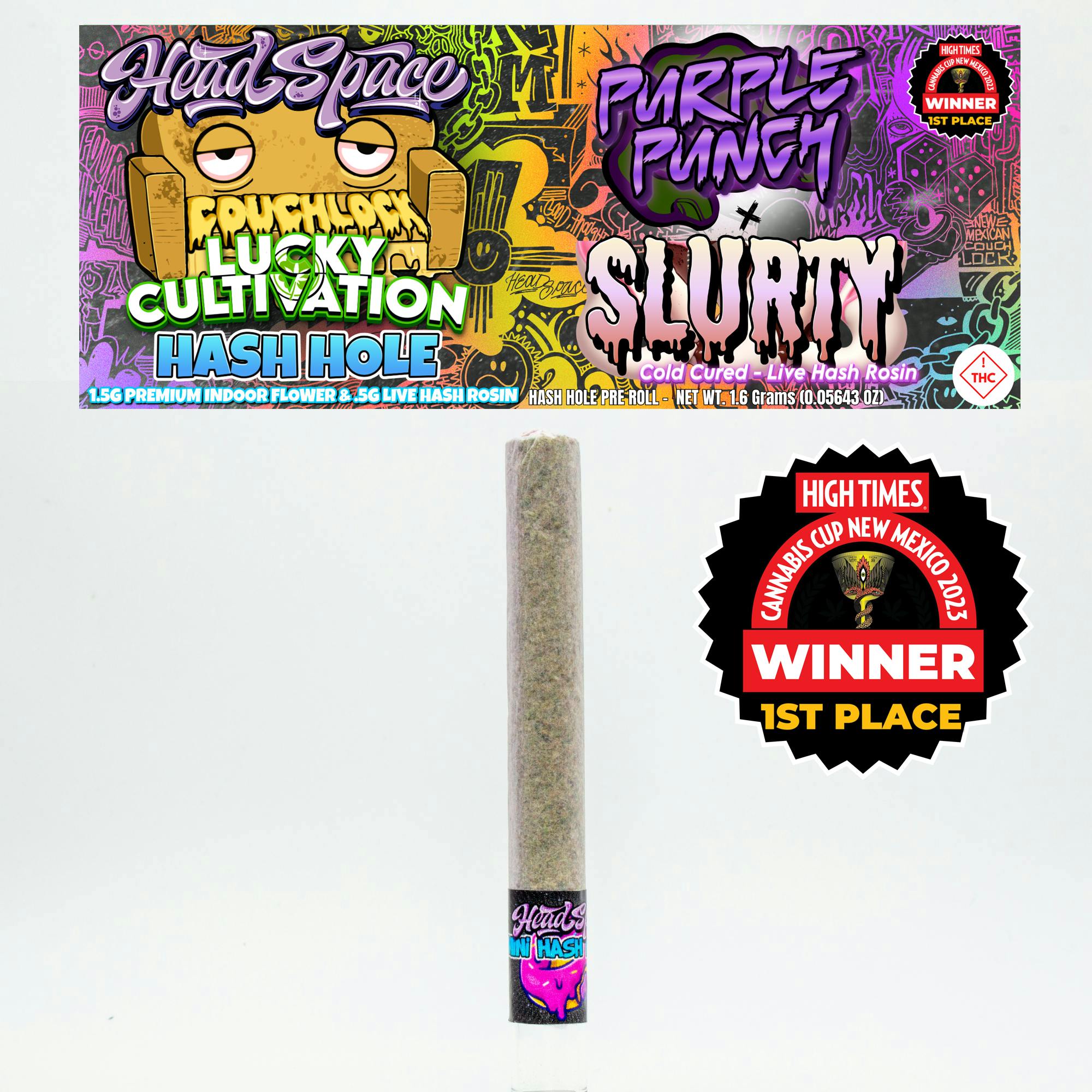Hash Holes - Purple Punch x Slurty - HeadSpace Alchemy