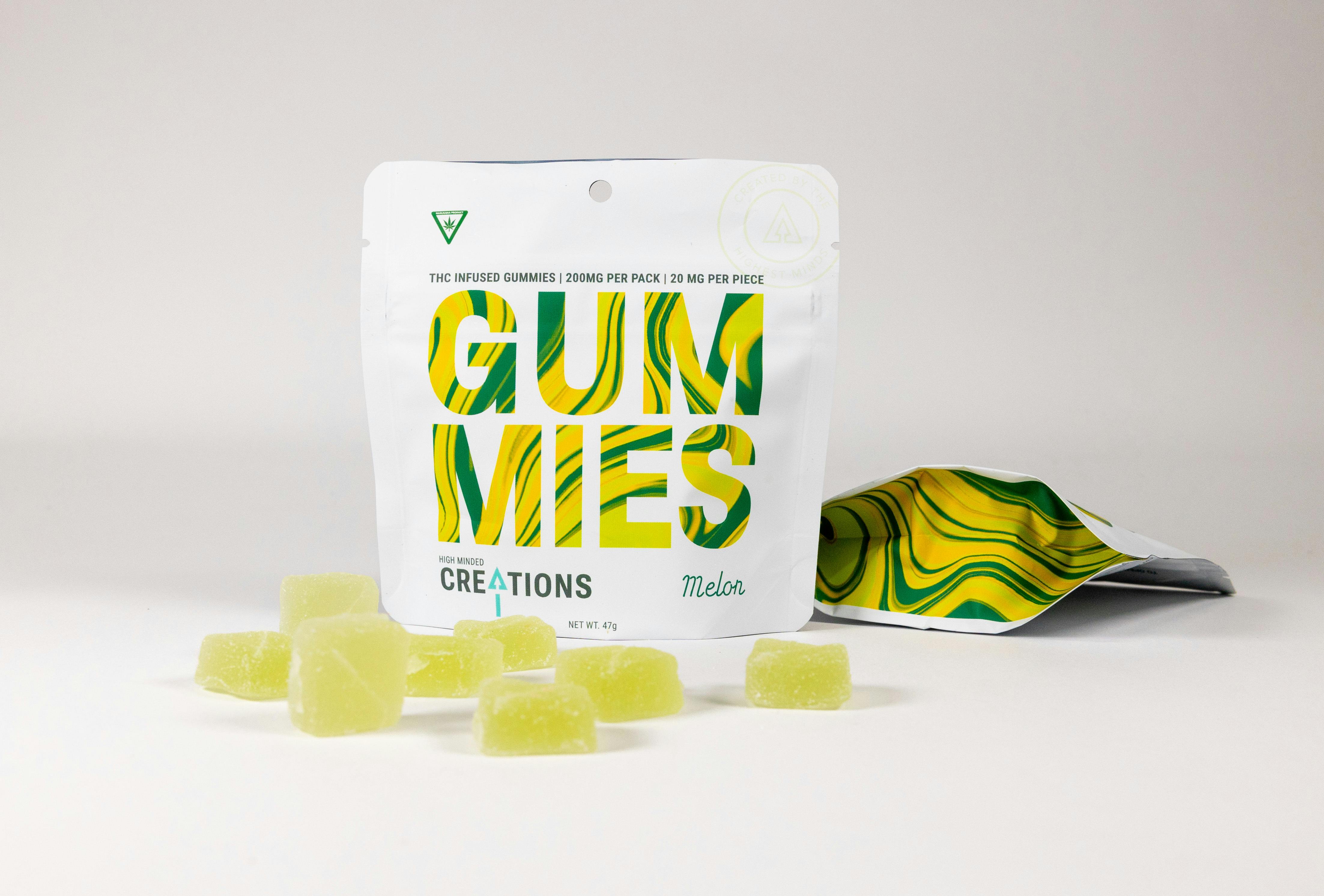Melon Gummies - 200mg - High Minded