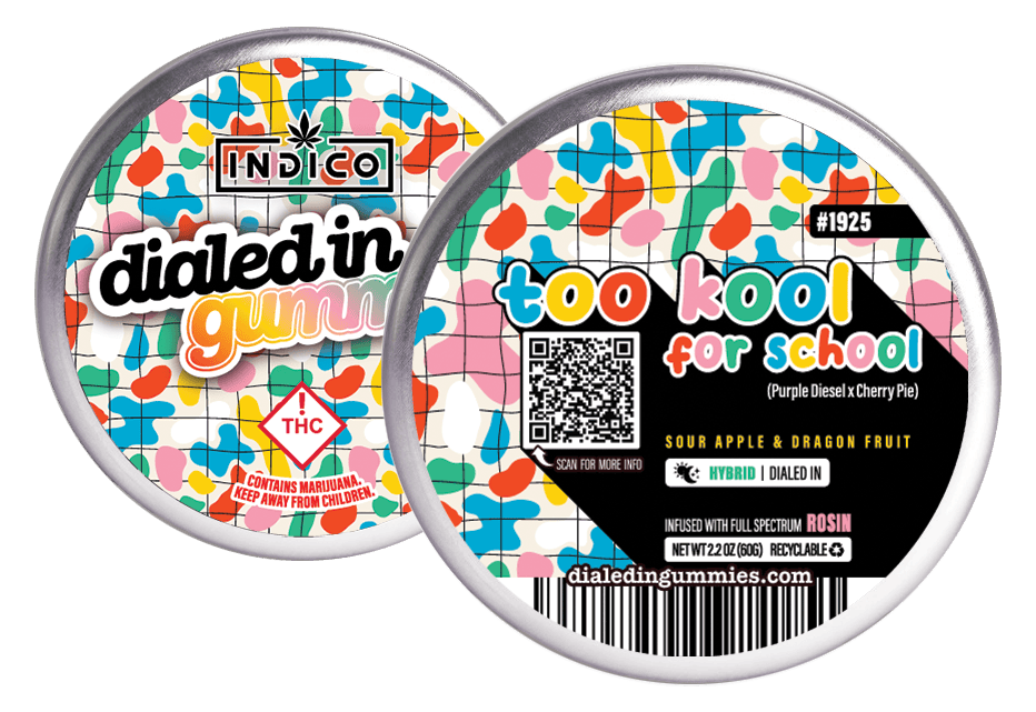 Too Kool for School | Gummies | 10 pc. | 100mg THC [Batch #1925 ...