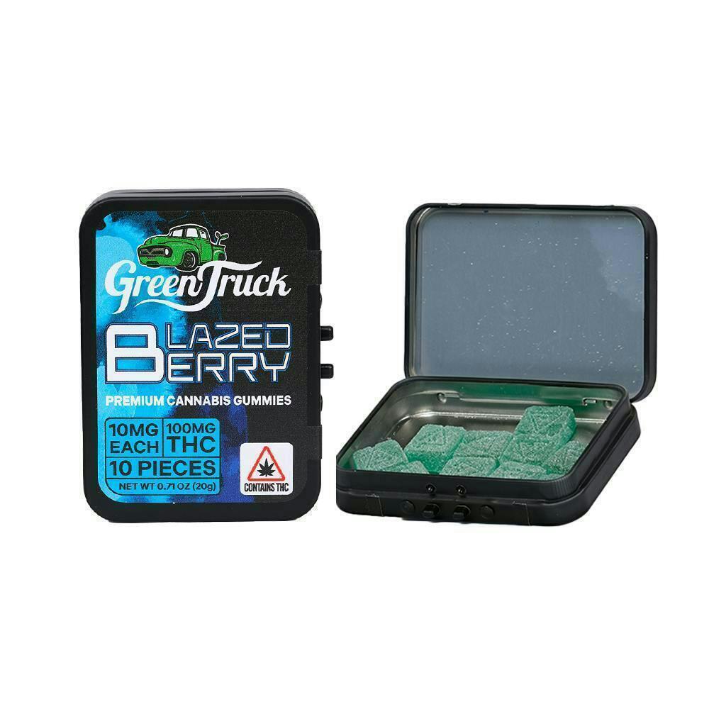 Blazed Berry Distillate Gummies - Green Truck