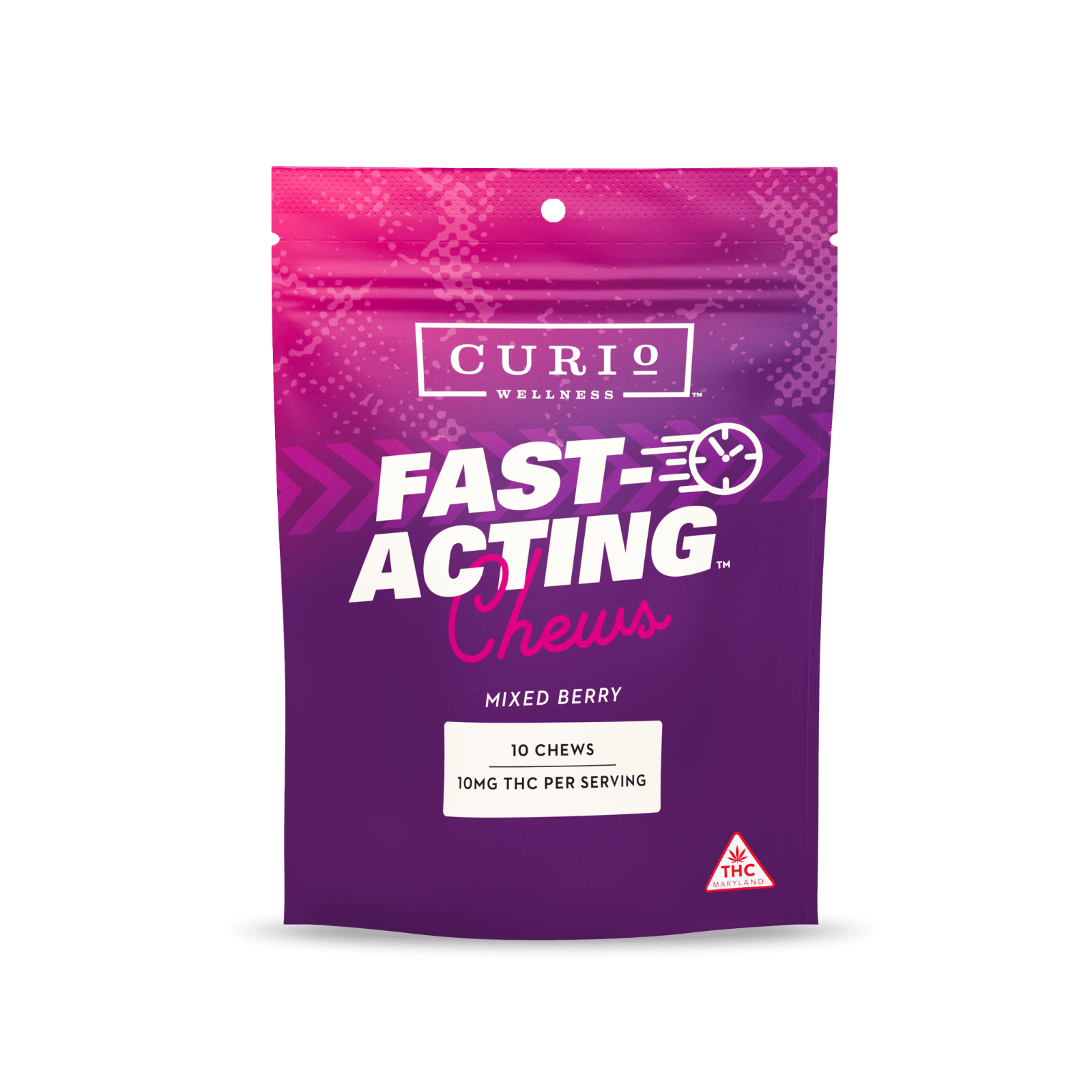 Curio Fast-Acting Chews - Mixed Berry [10mg] - Curio Wellness™