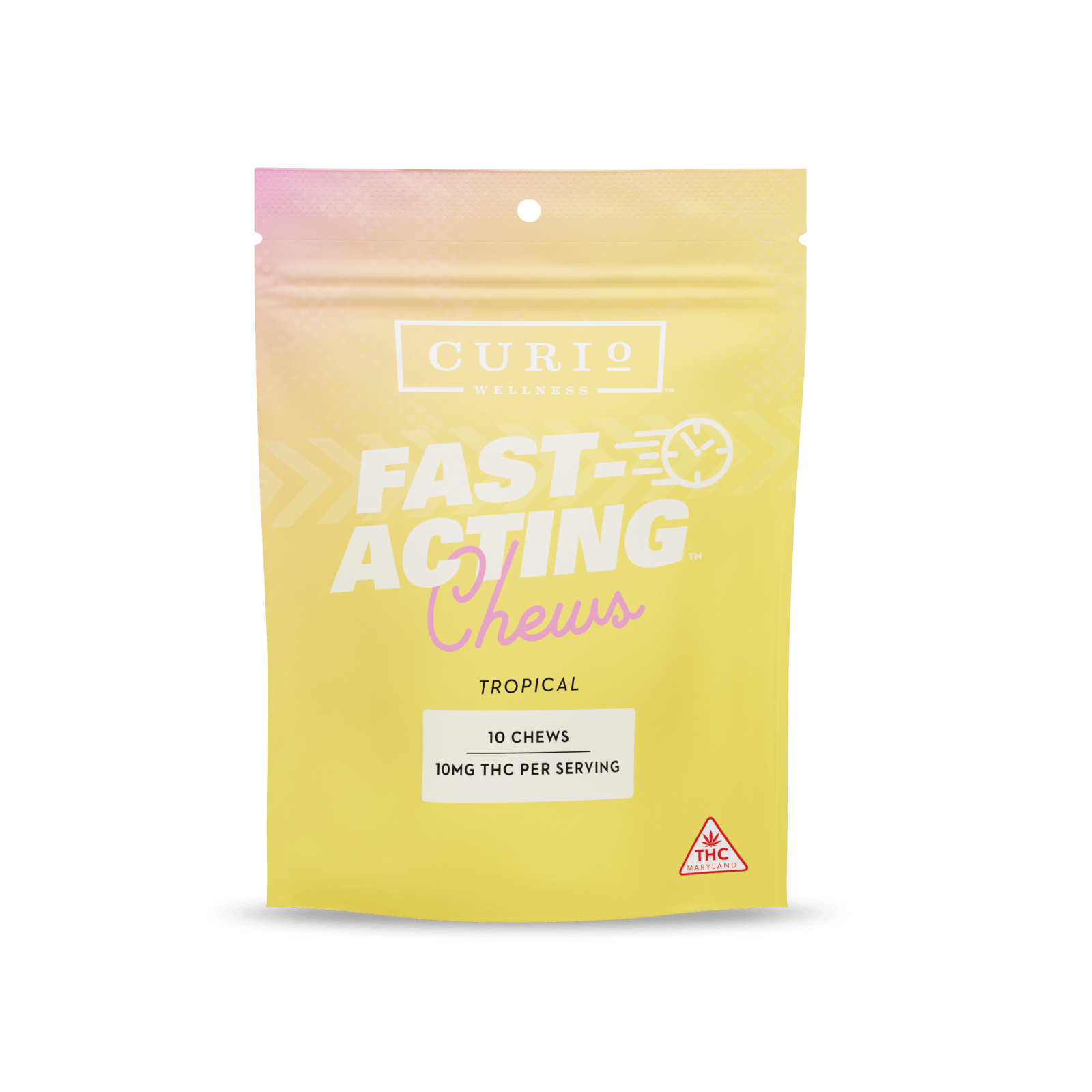 Curio Fast-Acting Chews - Tropical [10mg] - Curio Wellness™
