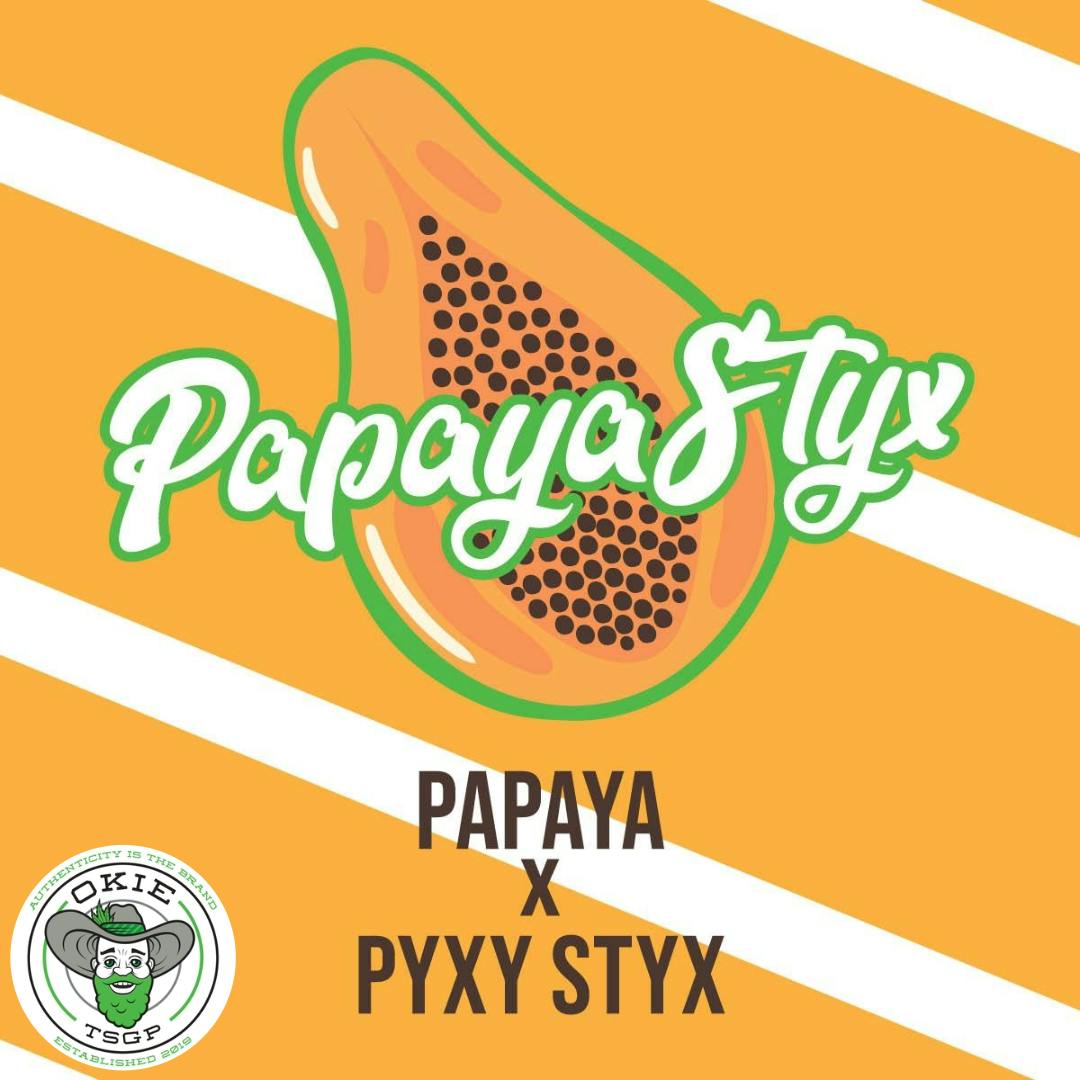 Papaya Styx - 4g - Live Hash Rosin Batter - Okie TSGP