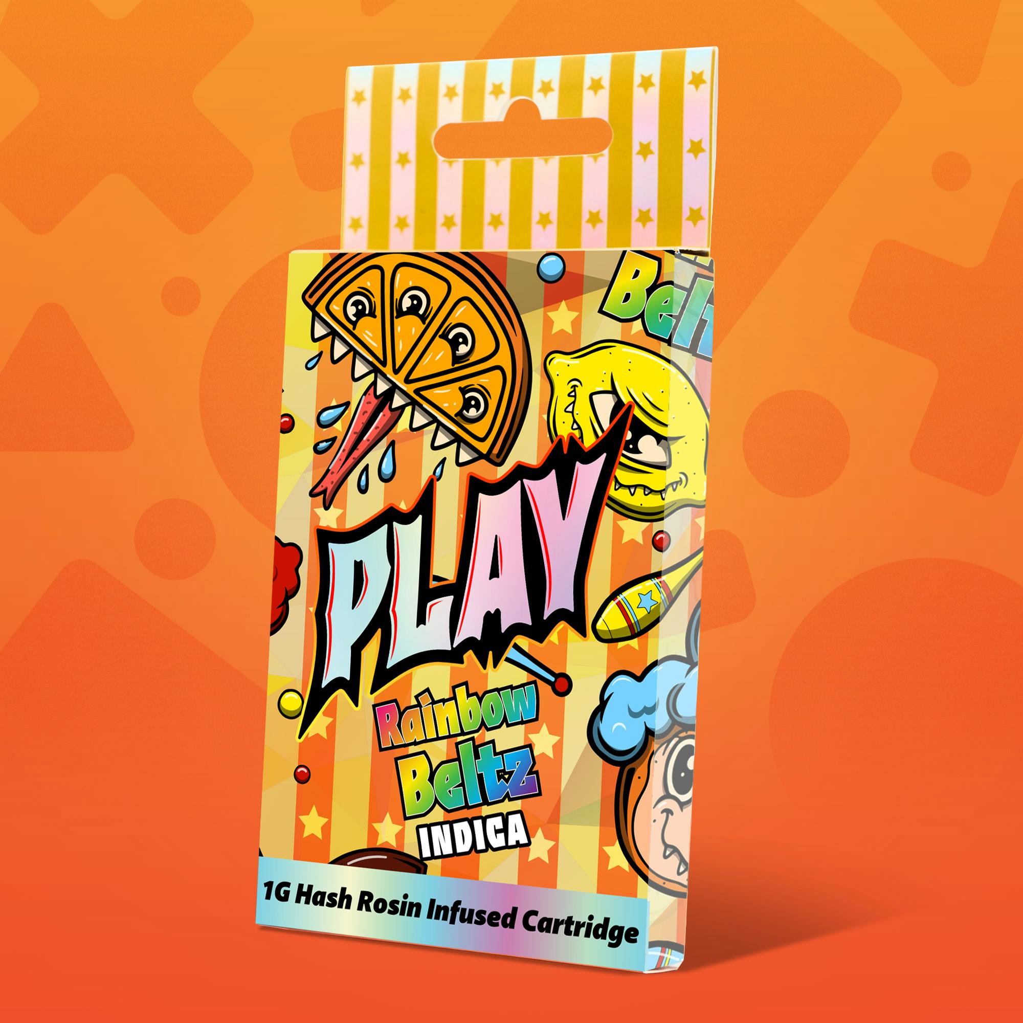 Rainbow Beltz ━ 1g Hash Rosin Infused ━ 510 Cart ━ Play - Play Michigan