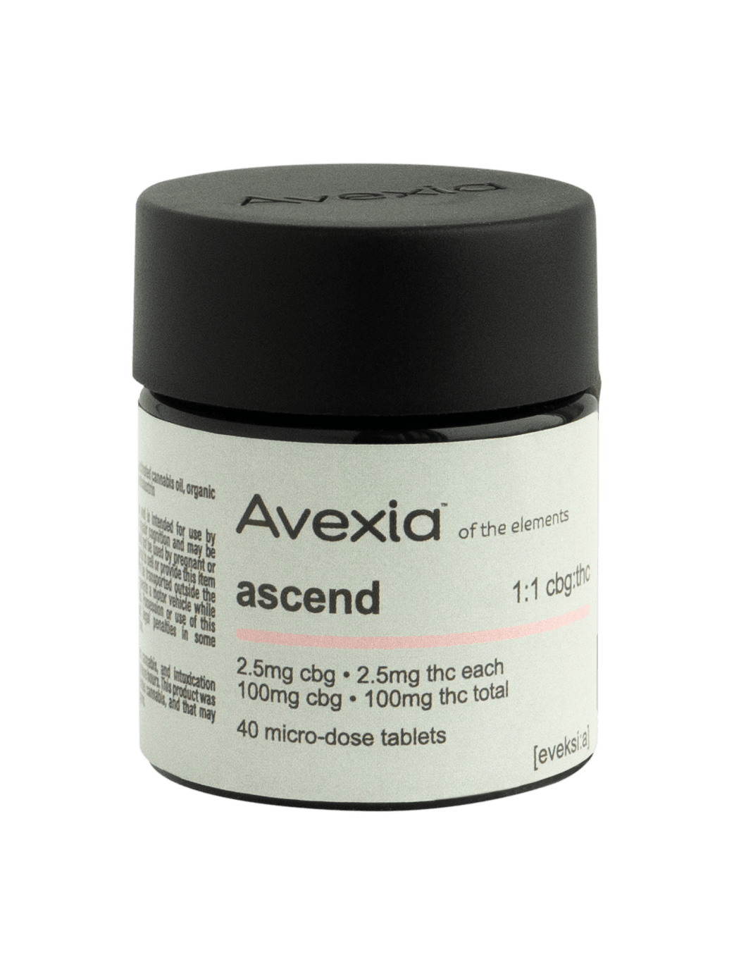 Avexia Ascend Tablets | 1:1 CBG:THC [40pk] - Avexia