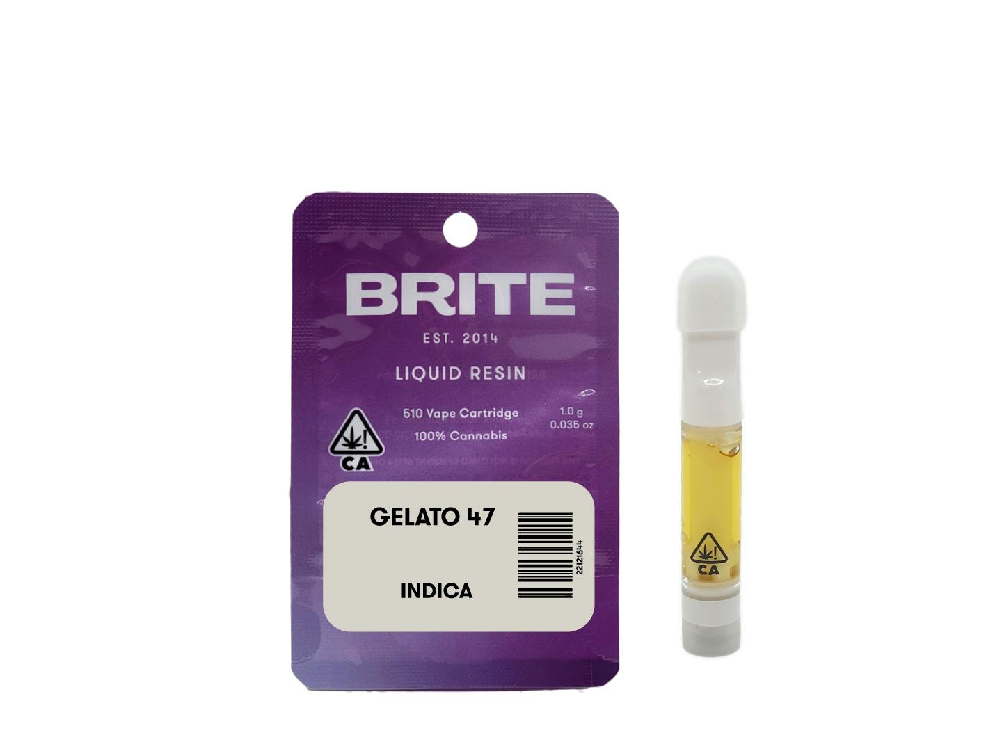 BRITE Liquid Resin Cartridge (1g) - I - Gelato 47 - Brite Labs