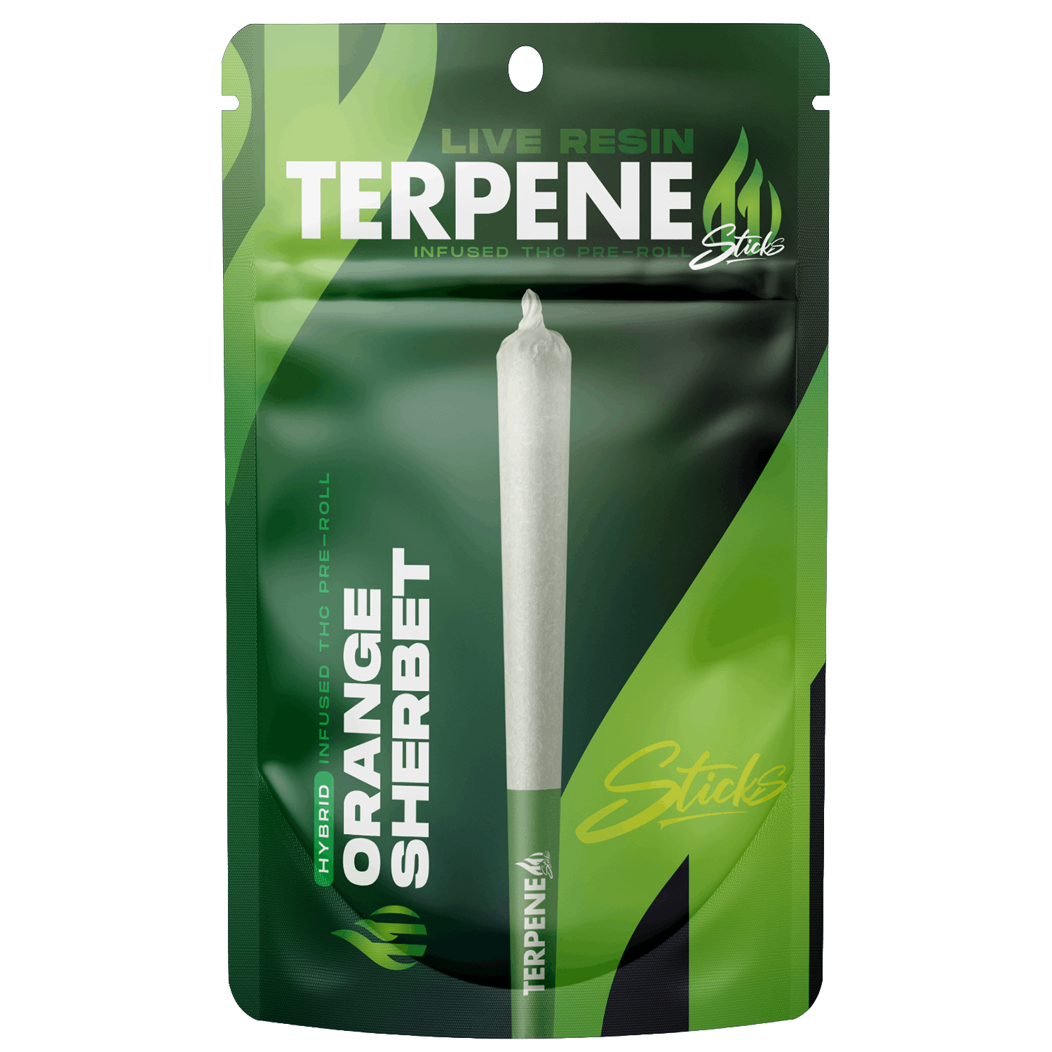 Terpene Tanks Orange Sherbet Infused Pre-Roll 1g - Terpene Tanks