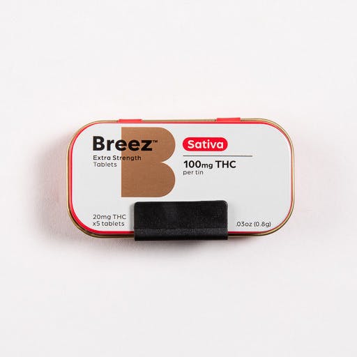 Breez Extra-Strength Sativa Tablet Tin - Breez