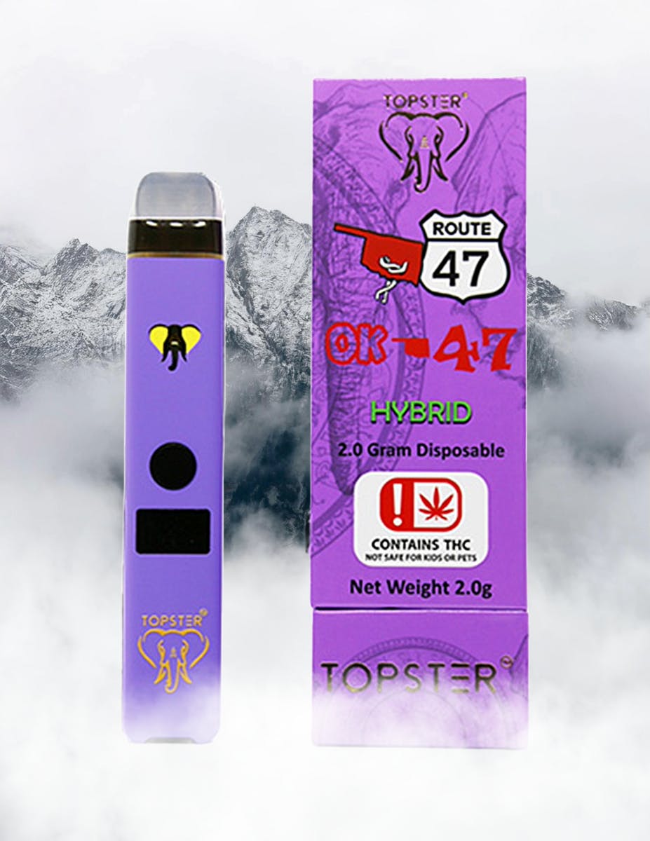 OK 47 - 2000MG DISPOSABLE - TOPSTER