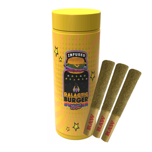 Galactic Burger Infused Pre Rolls 3 X 0 6g Nugz
