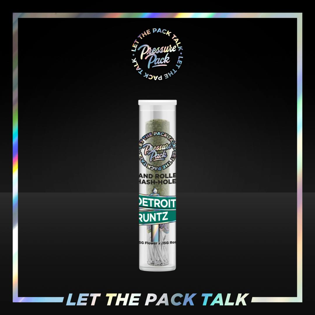 Pressure Pack | Detroit Runtz | Hand Rolled Hash Hole | 1...