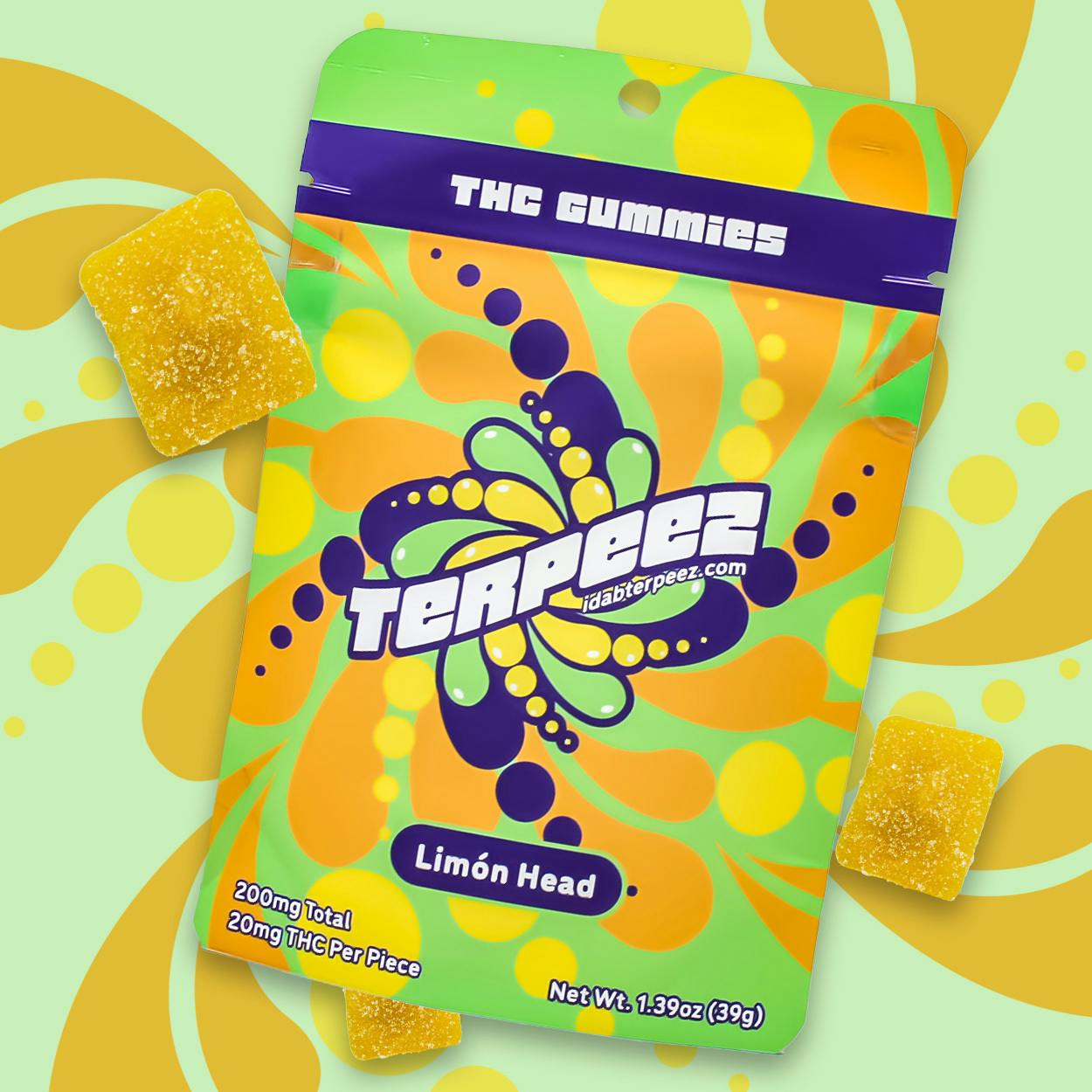 Terpeez - Limon Head Gummies 10pk 200mg - Terpeez