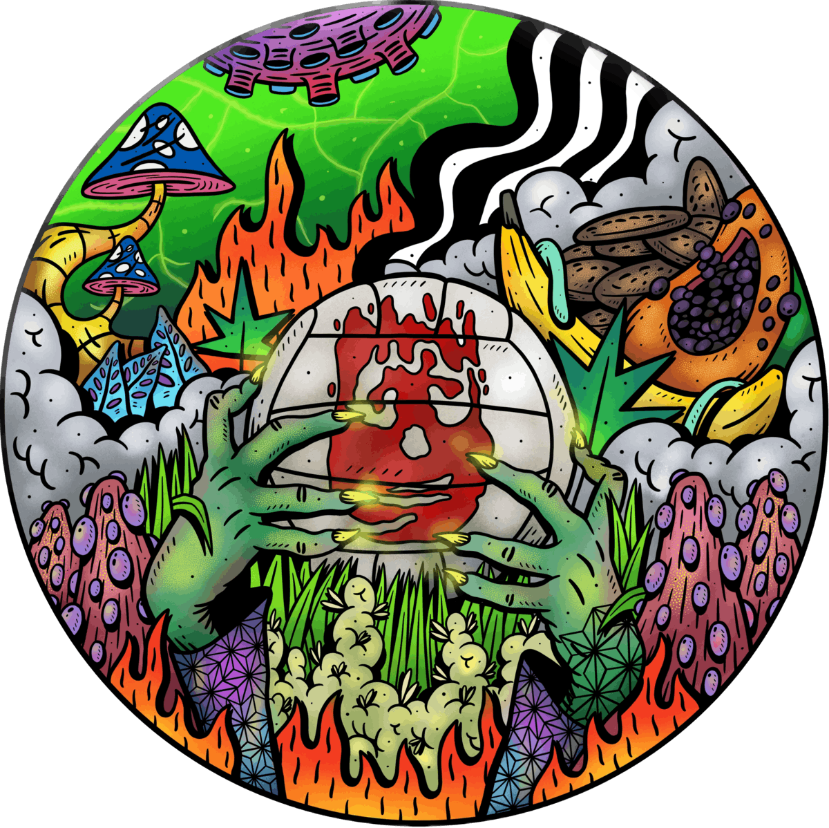 Wilson! Zero - Live Rosin 1g - Polychrome Grass