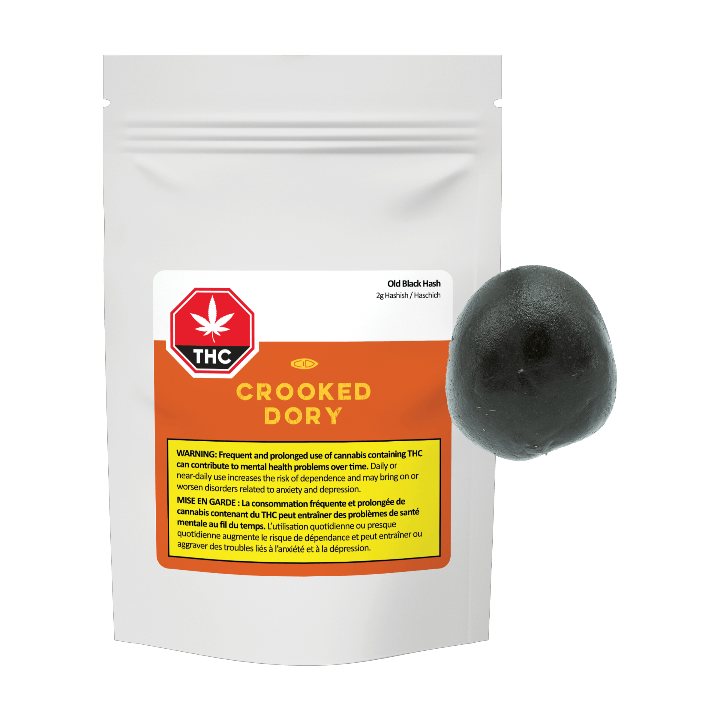 Old Skipper Soft Hash - Black Hash 2g - Crooked Dory