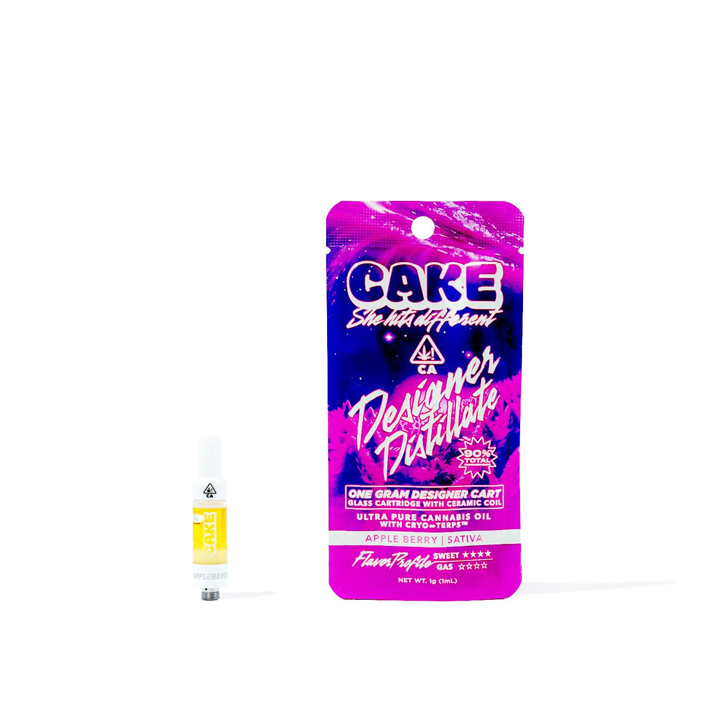Appleberry - 1g - Sativa - Cartridge - CAKE she hits different