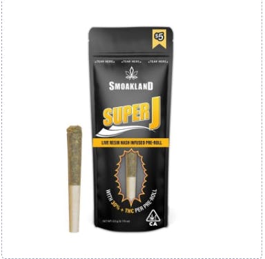 Super Jay - Grape Runtz Infused Pre-roll (I) - 0.5g - Smoakland