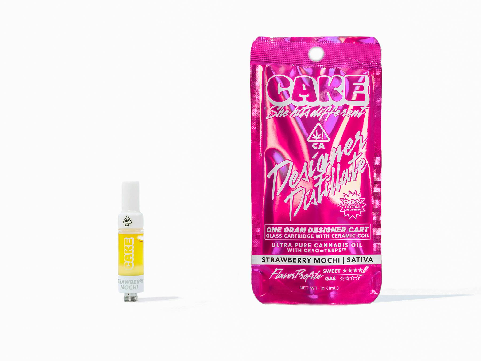 Strawberry Mochi - 1g - Sativa - Cartridge - CAKE she hits different