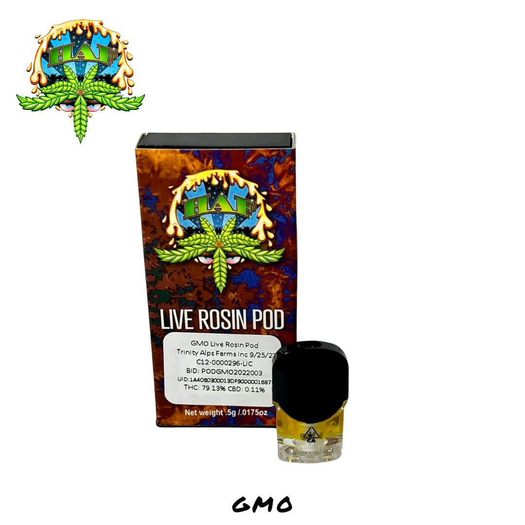 GMO : Live Rosin POD - Hash and Flowers