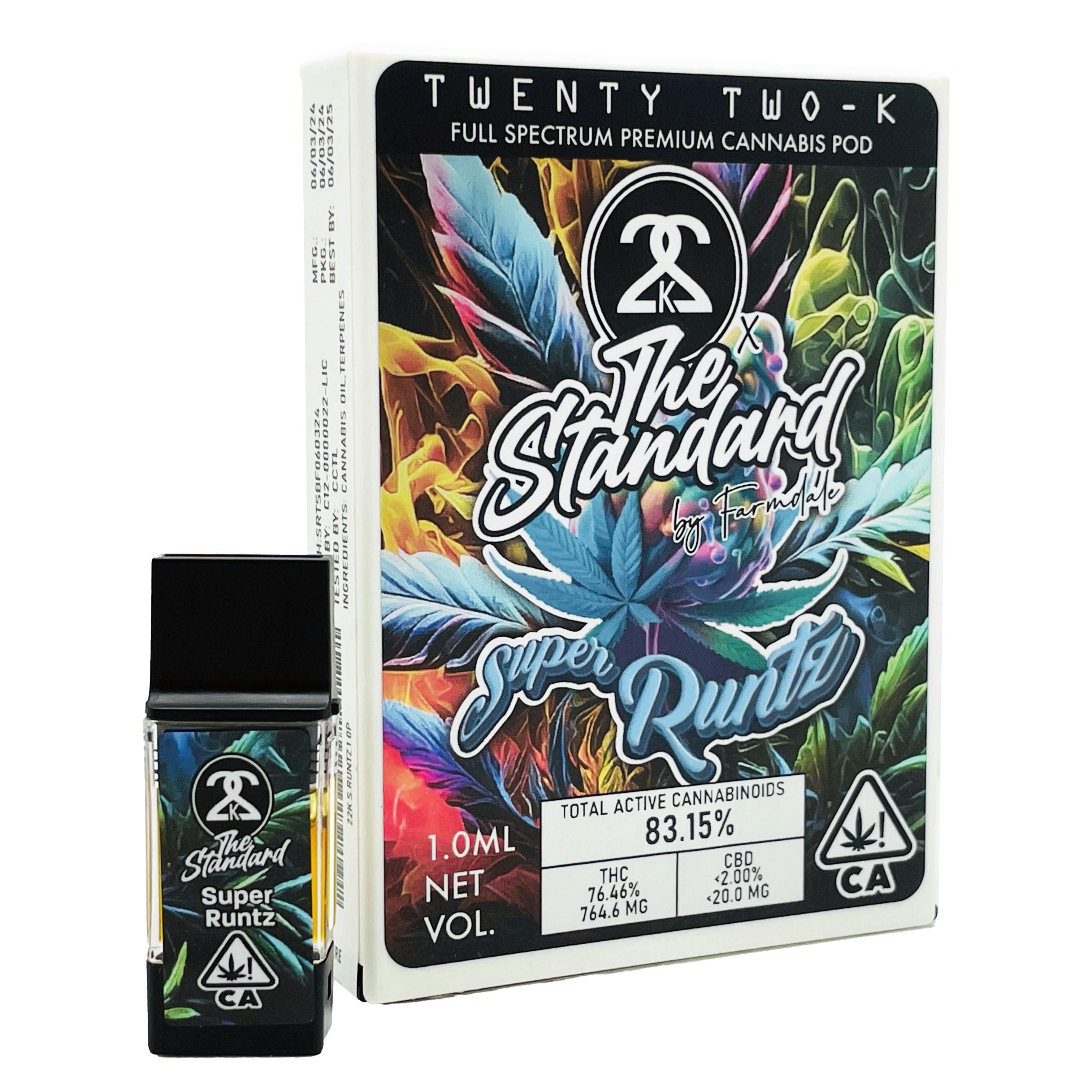 22K x The Standard by Farmdale - Super Runtz 1.0ml POD - Twenty Two K / 22k