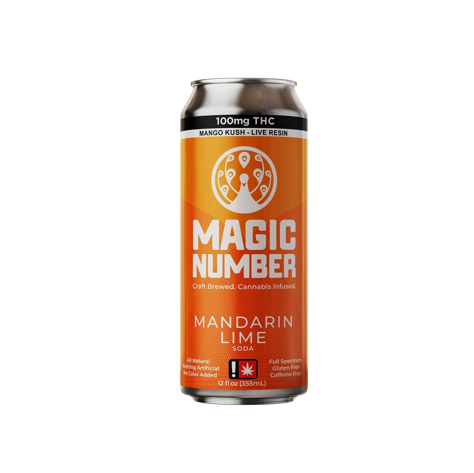 Mandarin Lime Soda 100mg THC - The Medication Station - Newport | Weedmaps