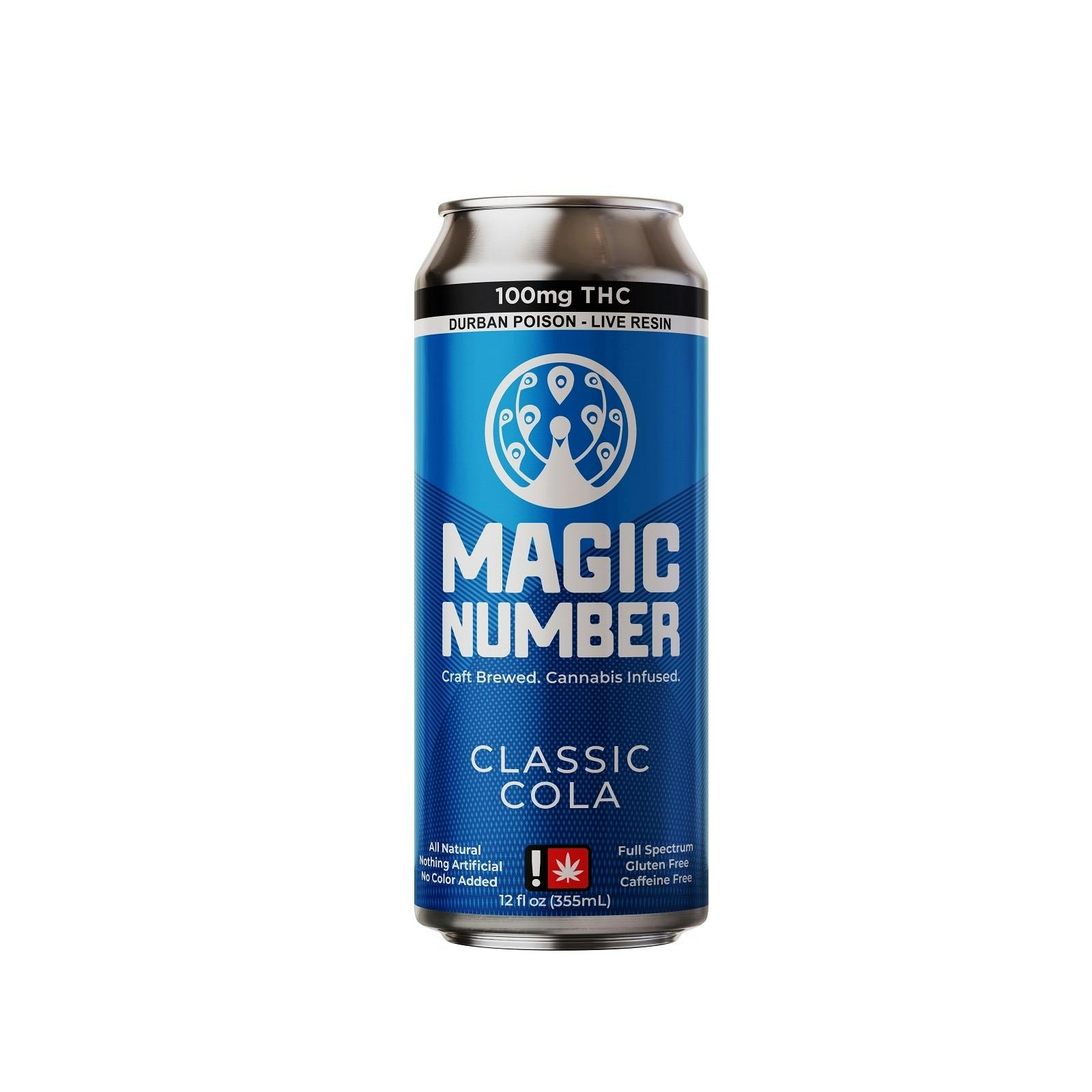 Classic Cola Soda 100mg THC - Magic Number