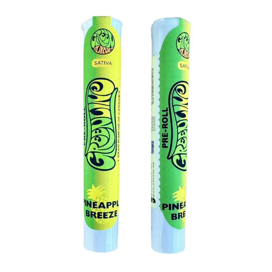 Pineapple Breeze - Indoor Flower Pre-Roll - Sativa - 1g - Greenline