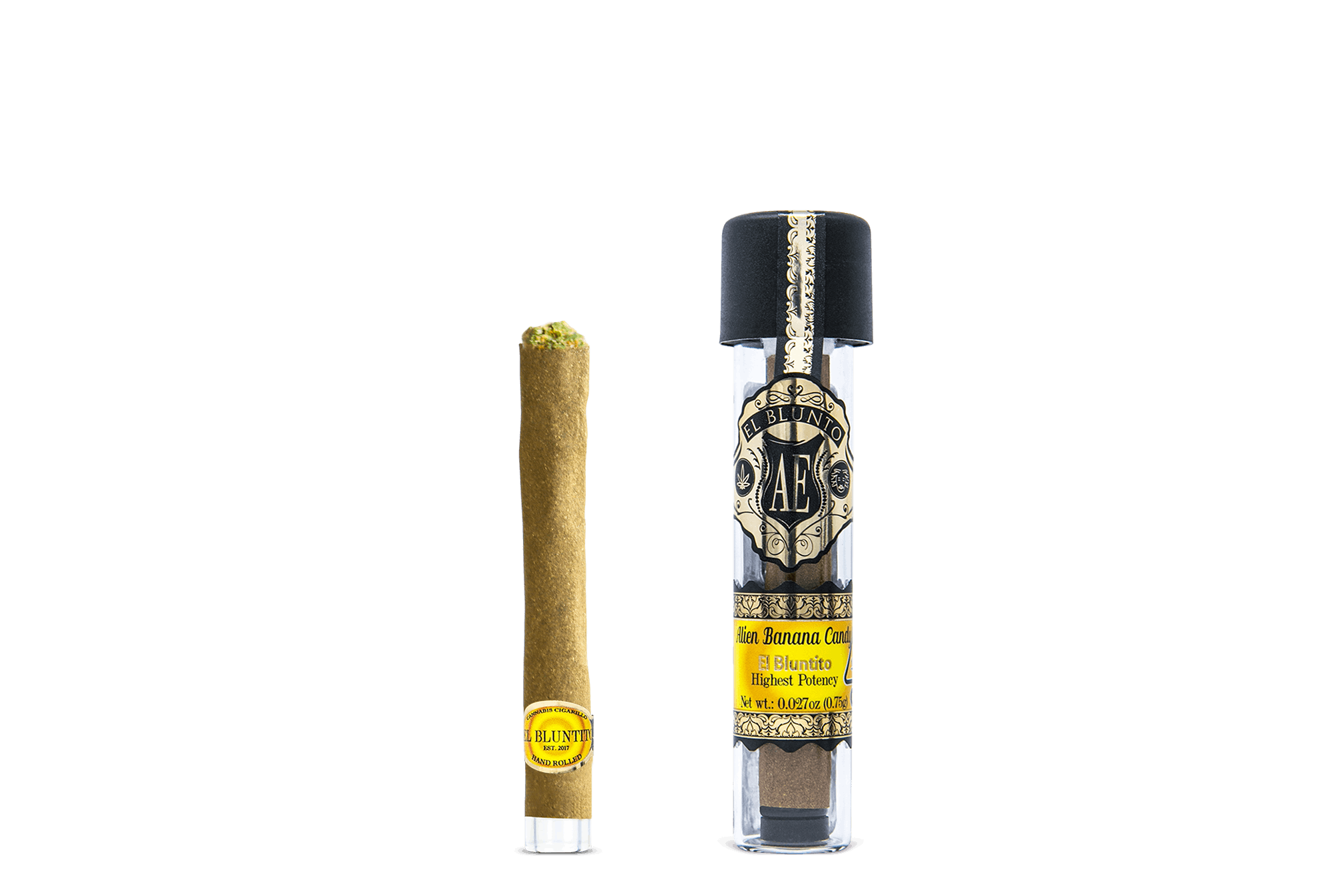 El Bluntito - Alien Banana Candy - .75G Cigarillo [Mini Blunt] - El ...