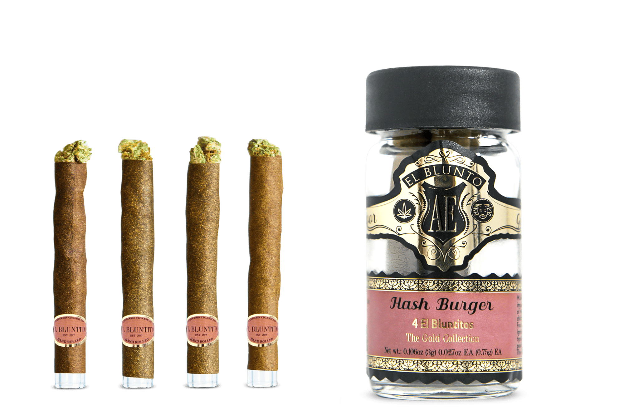 El Bluntito - Hash Burger - 4 x .75G [Mini Blunt Pack] - El Blunto by ...