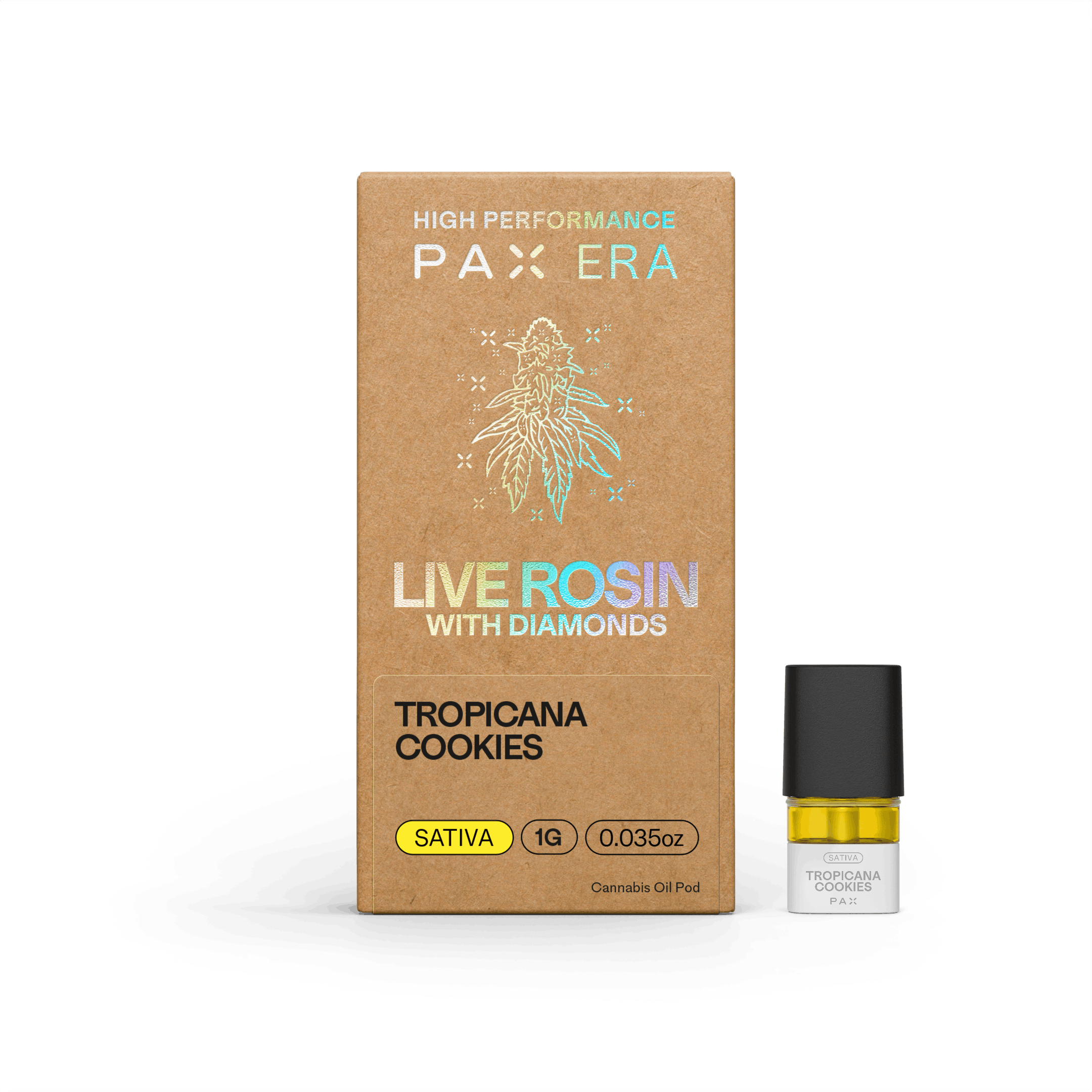 Live Rosin with Diamonds - Tropicana Cookies 1g - PAX