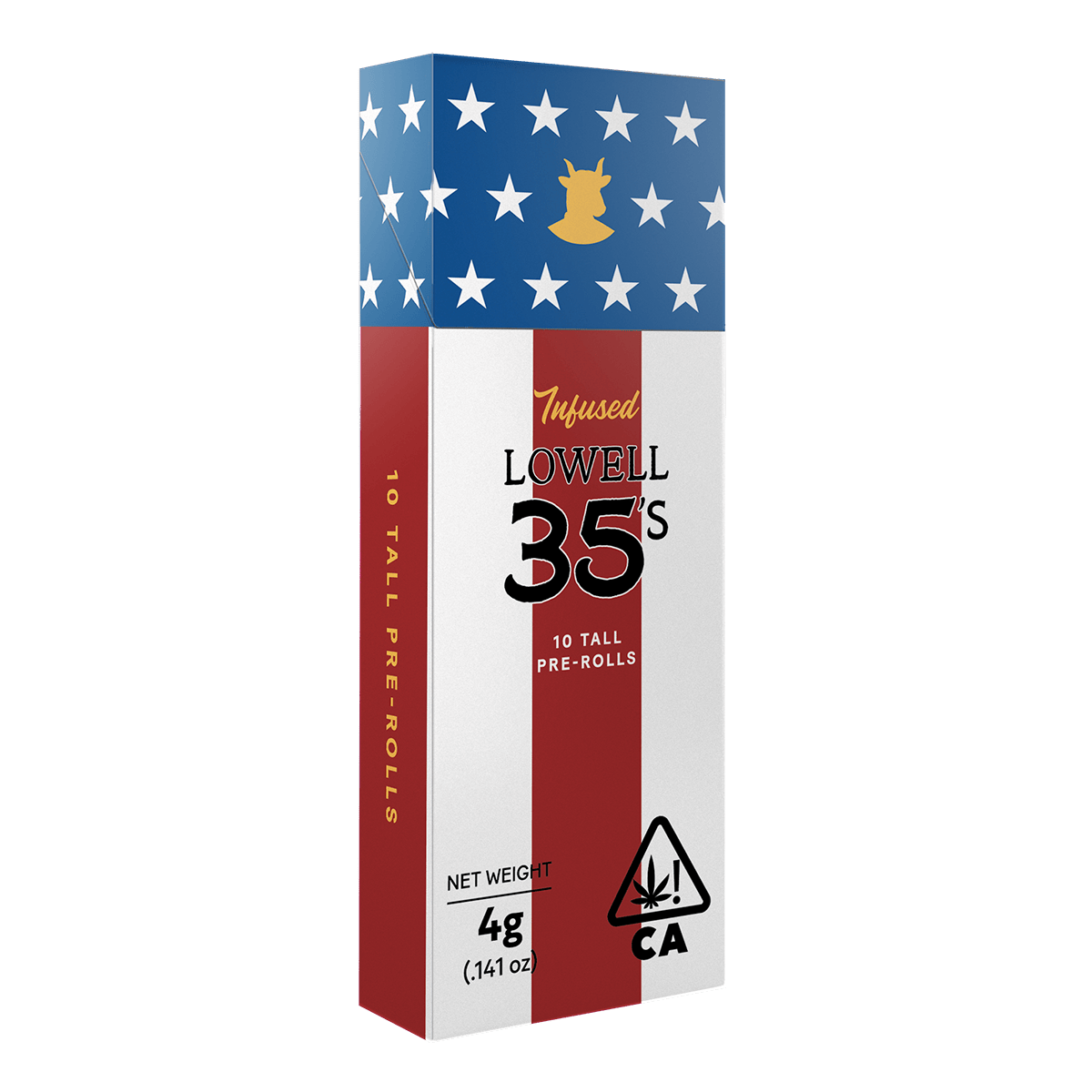 Lowell Infused 35's | 4g Pre-Roll Pack | Stars & Stripes Sativa ...