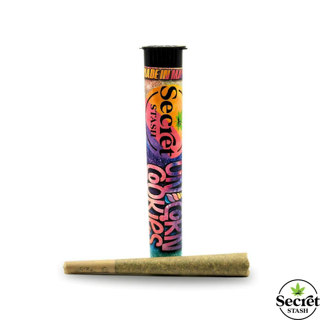 Secret Stash | Full Bud Pre Roll | Unicorn Cookies | 1.2g - Secret Stash