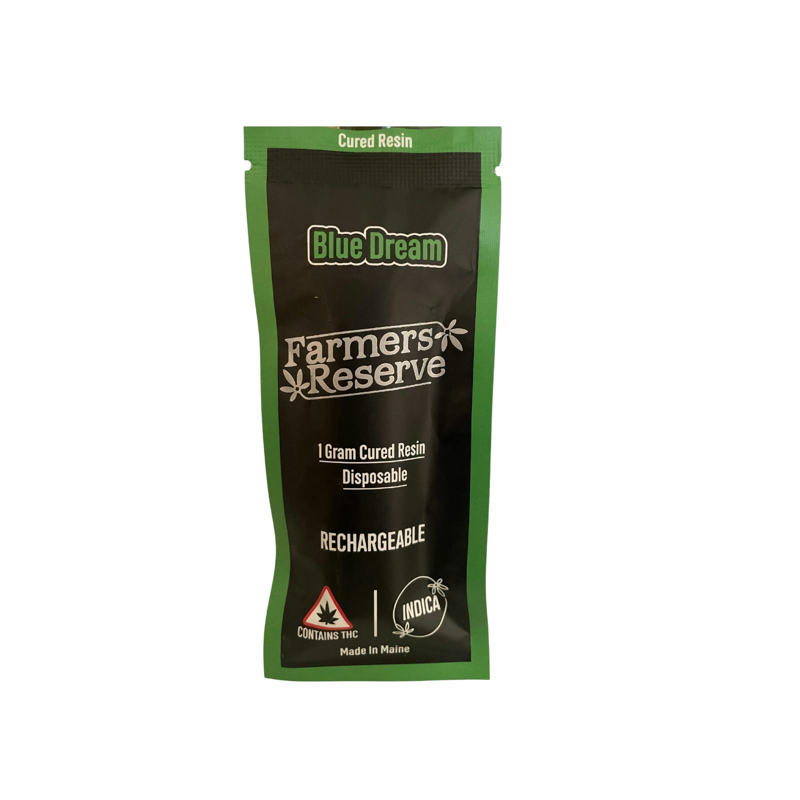 1 gram-Blue Dream Cured Resin -Disposable Vape - Farmers Reserve