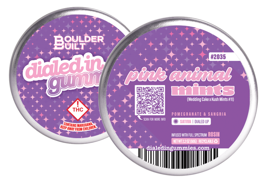 Pink Animal Mints [Batch #2035] Pomegranate & Sangria Flavors | 100mg ...