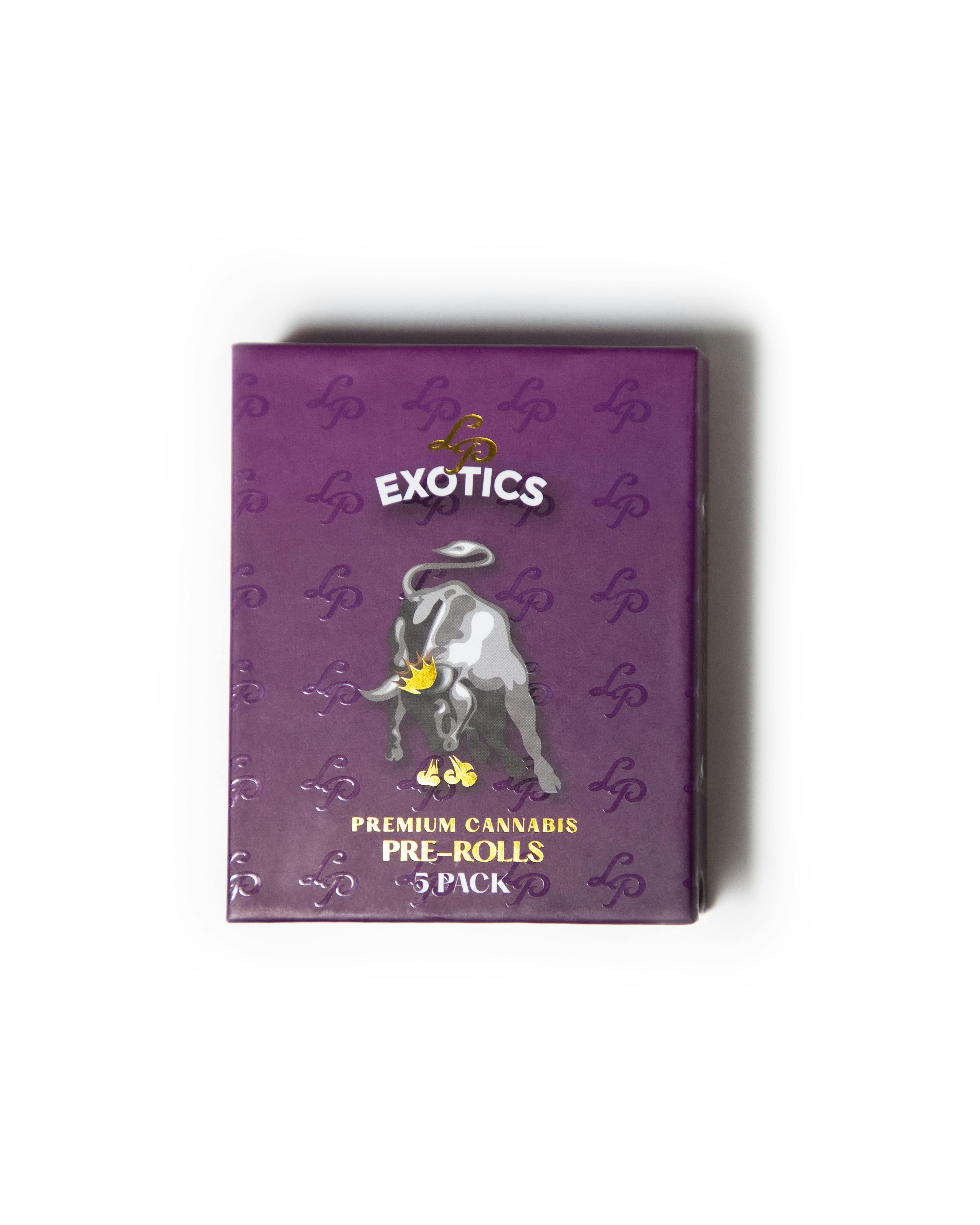 LP Exotics LA Kush Cake 5g Preroll Pack - LP Exotics
