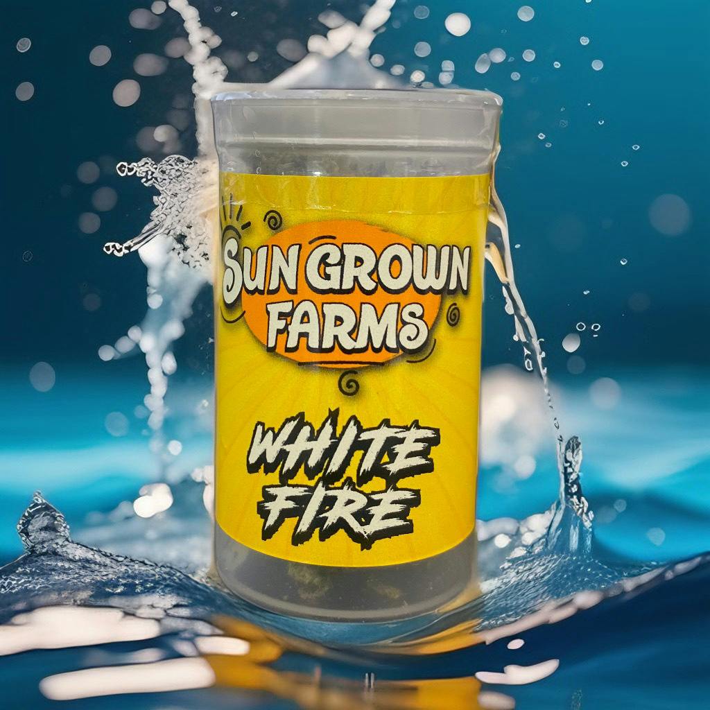 White Fire 3.5G Sun Grown Farms - Planet Buds Brand