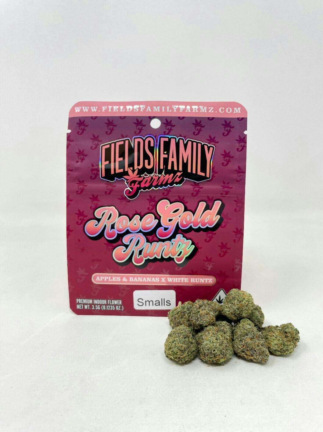Rose Gold Runtz - 3.5g Smalls Bag - Fields Family Farmz