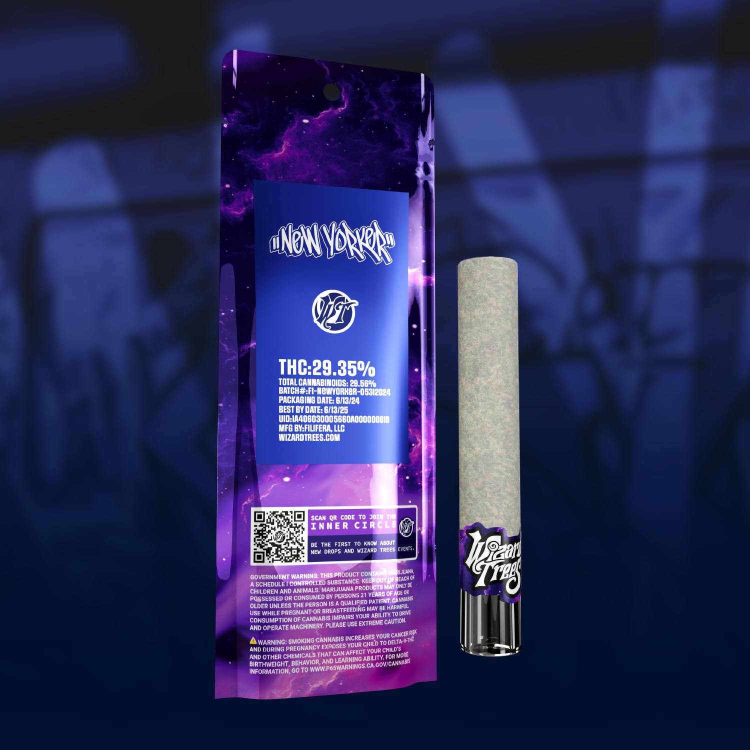 New Yorker 1.5g Pre-Roll - Wizard Trees