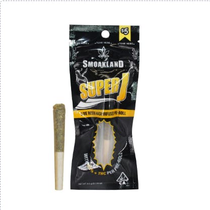 Super Jay - Lemon Diesel (H) Infused Pre-roll - 0.5g - Smoakland