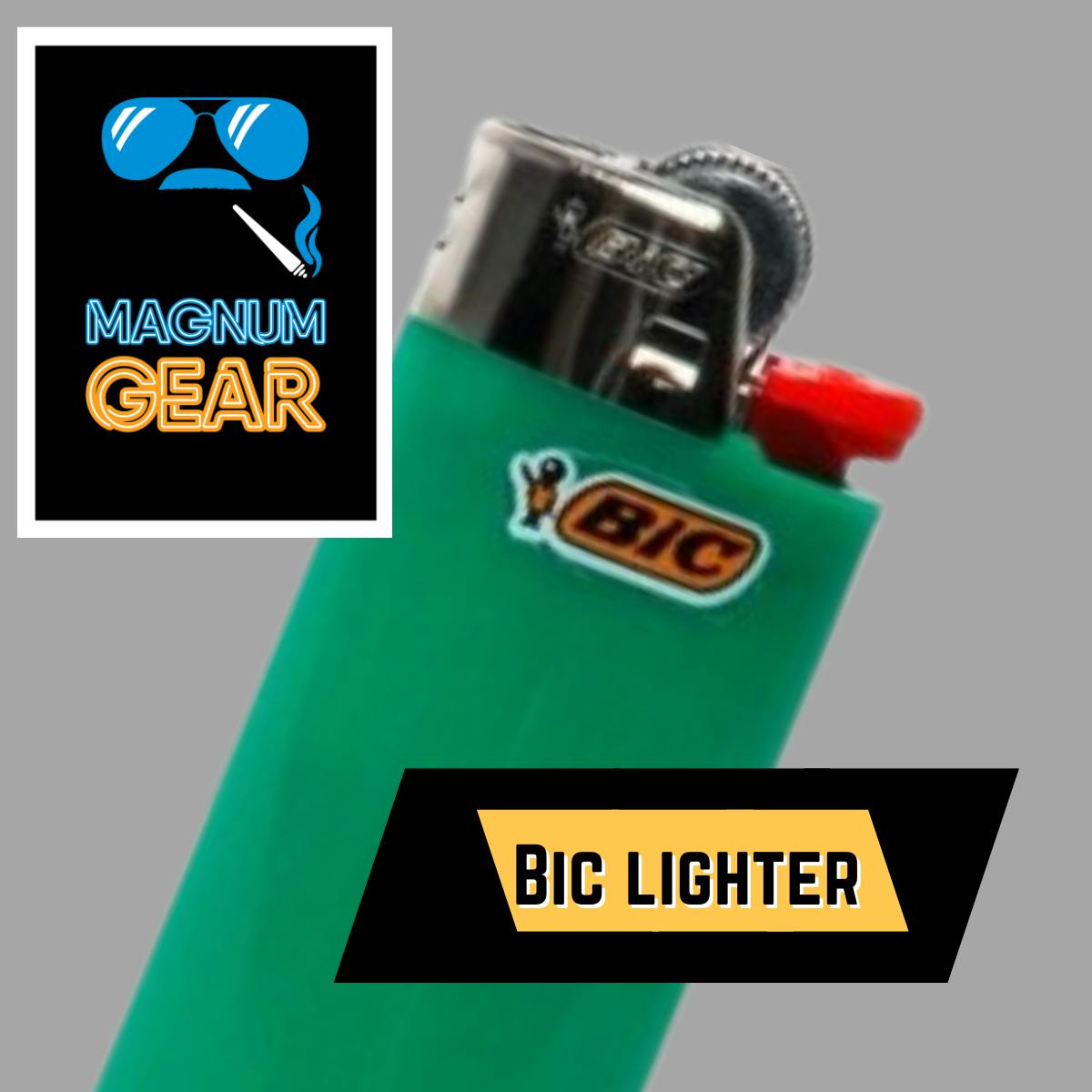 Bic Lighter - Magnum Weed