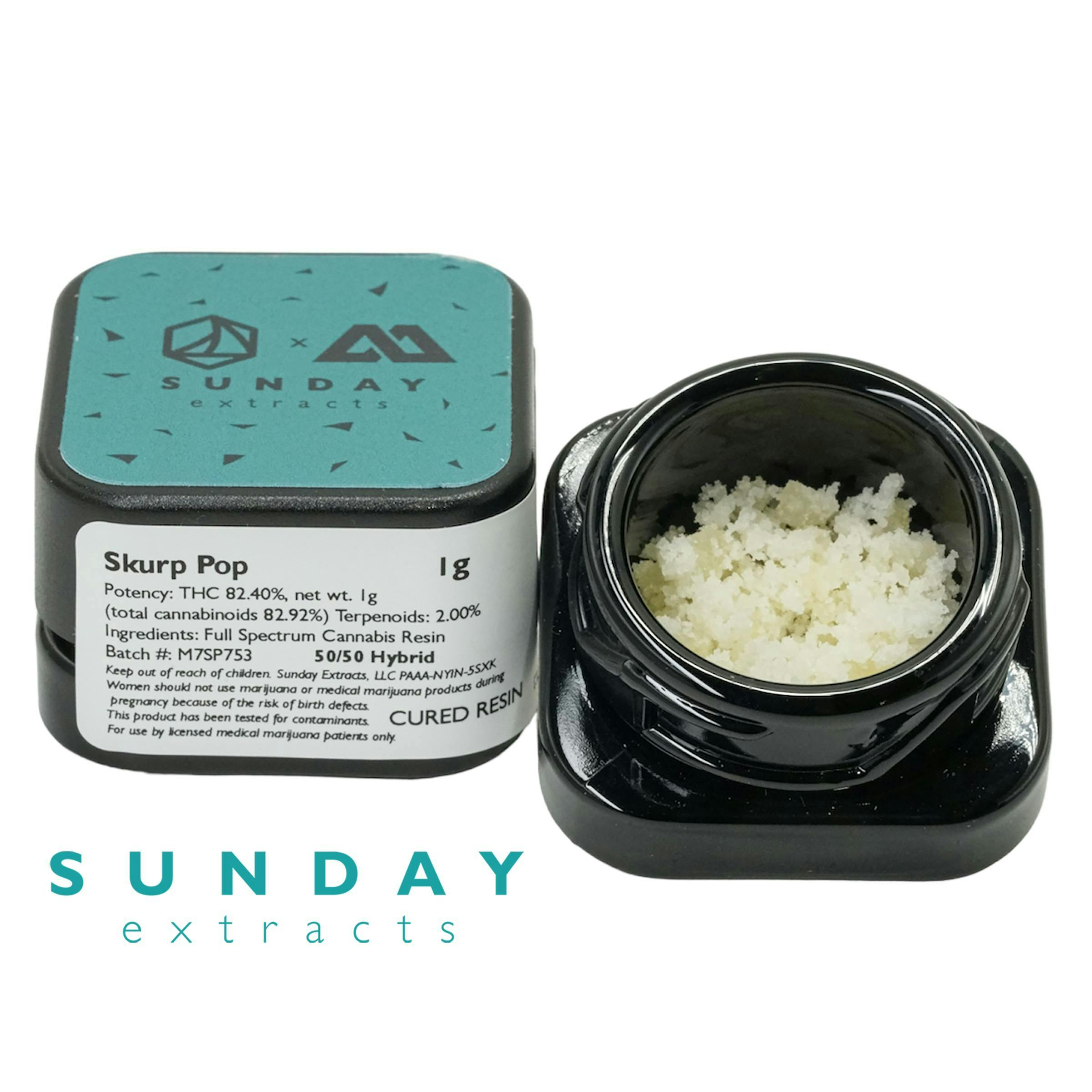 1g Concentrate Skurp Pop - Sunday Extracts