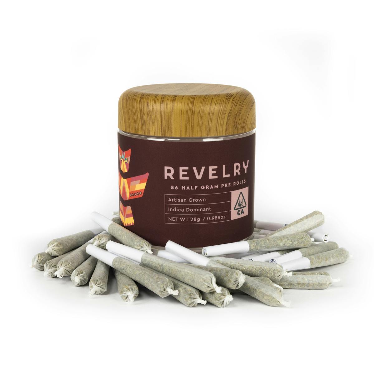 Mai Tai OG - Indica - Pre Roll 56pk (28g) - Revelry Herb Co