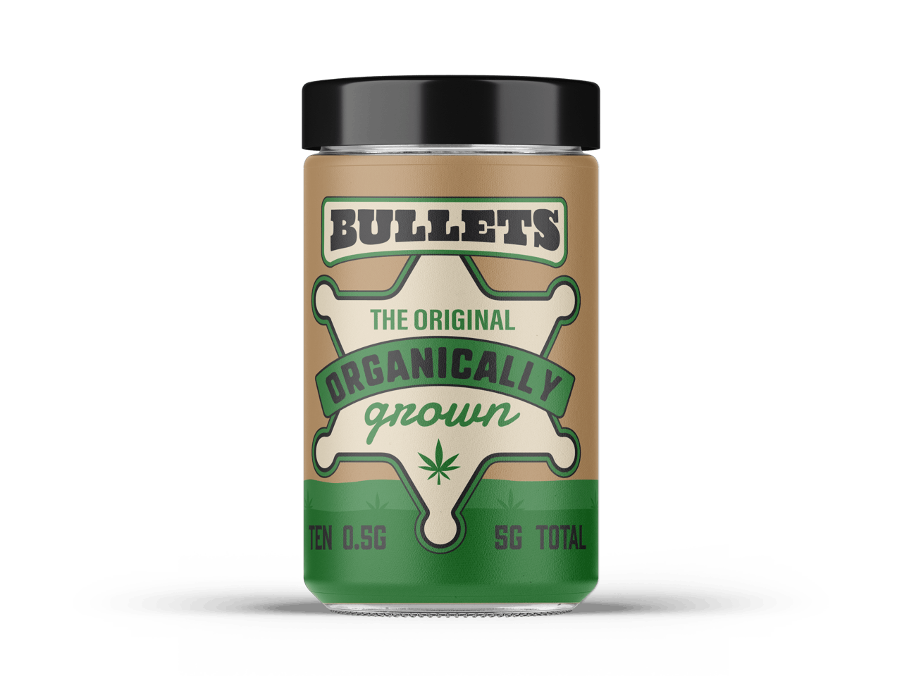 OG Hashbar Bullets (10 x 1/2 gram) Infused Pre-Rolls - 5g - Grassfire