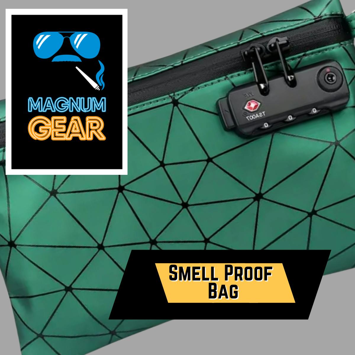 Magnum Smell-Proof Locking Bag - Magnum Weed