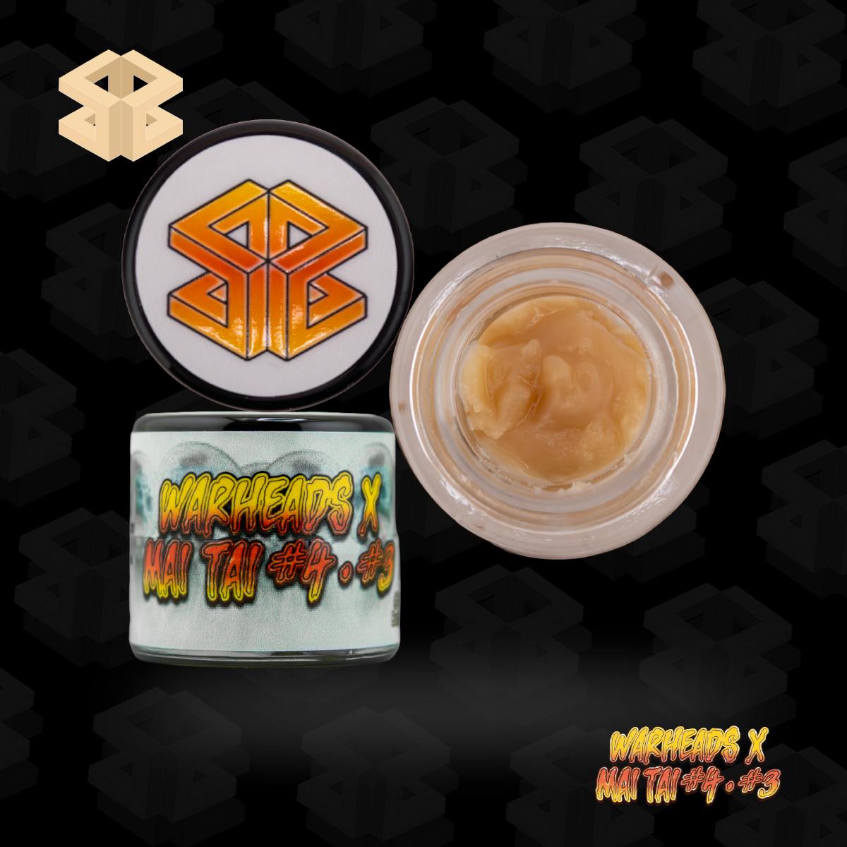 Burly Botanicals | (Warheads x Maitai #4) #3 | 4g Hash Rosin - Burly ...