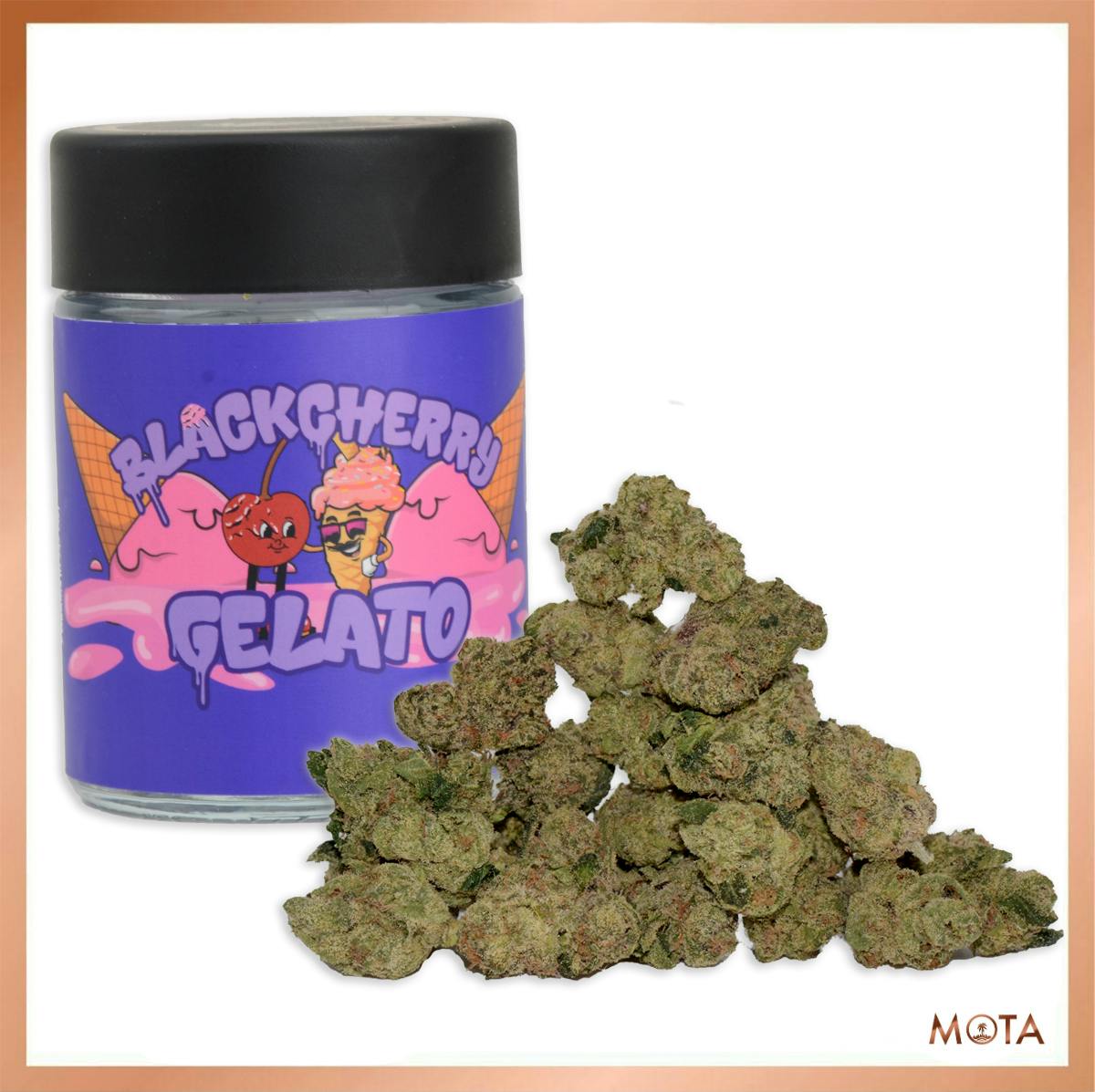 Black Cherry Gelato "Smalls" (7g) INDICA Indoor [MOTA] - MOTA