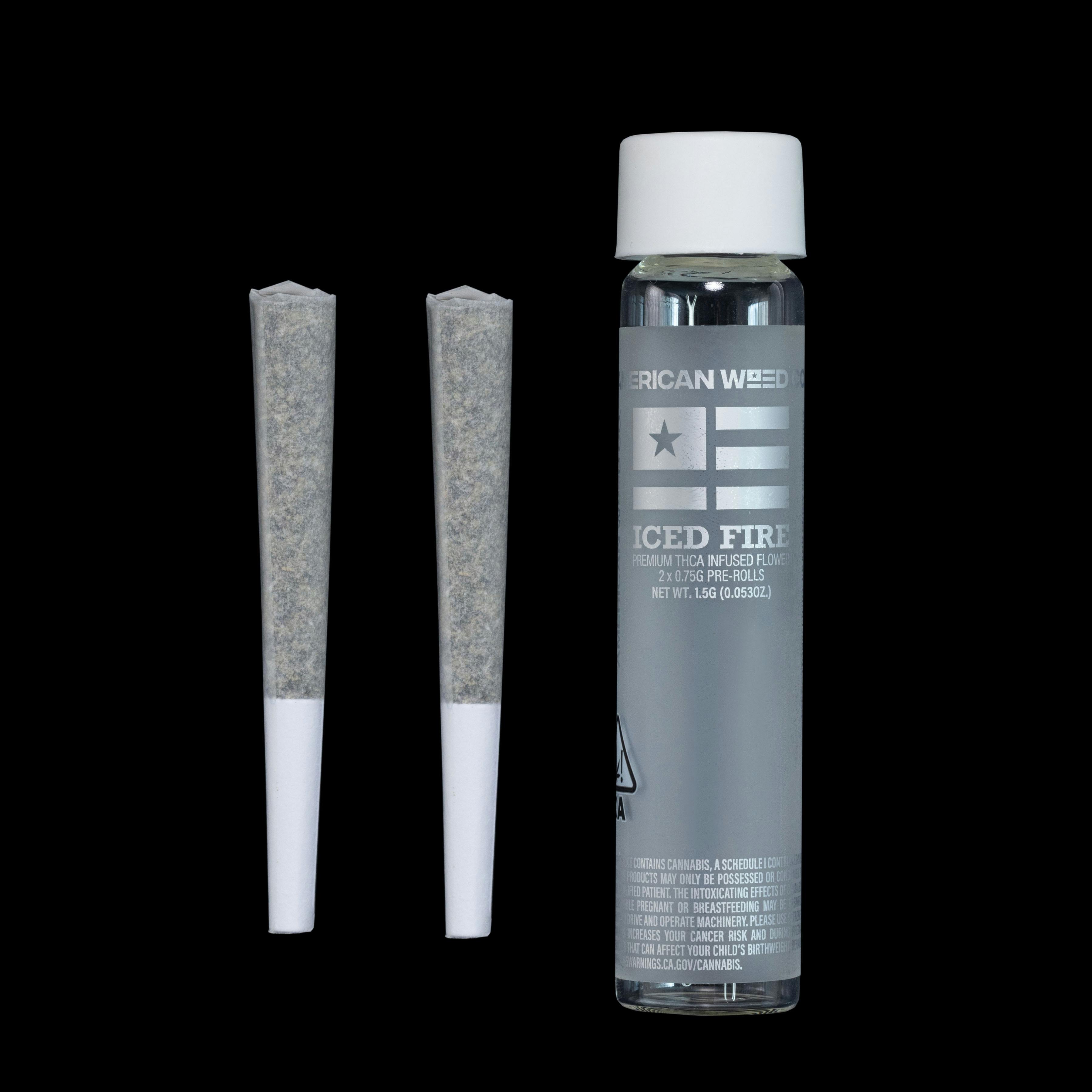 Iced Fire Hybrid - Icy Zittles - 0.75g THCa Infused PR 2PK (1.5g) CA ...