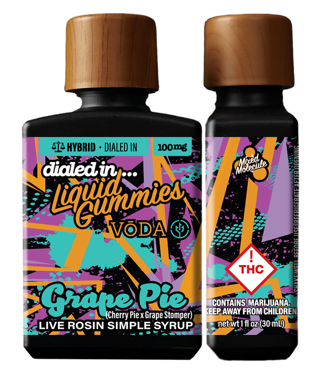 Grape Pie [Batch #380] Live Rosin Simple Syrup | 100mg - Dialed In Gummies